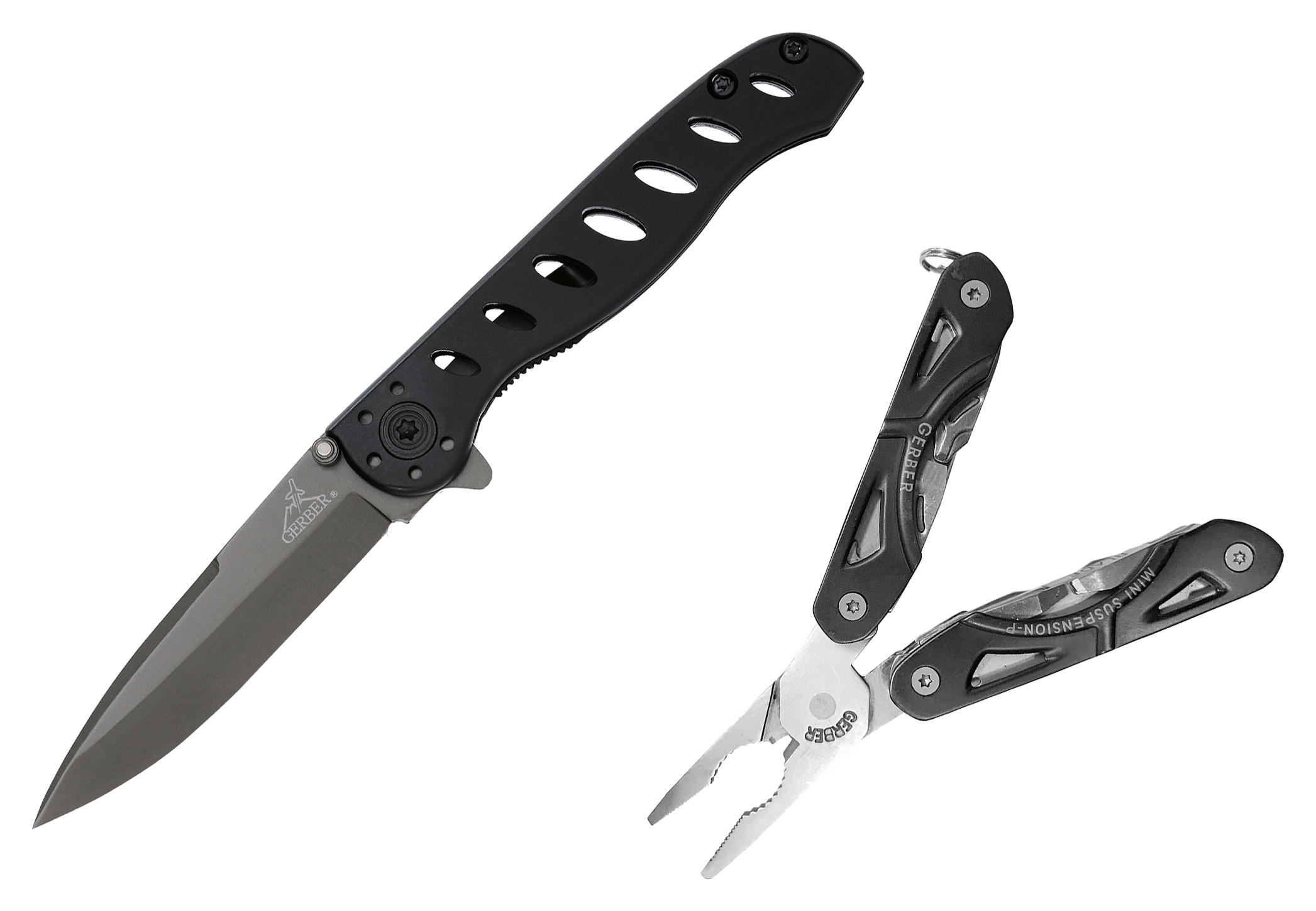 Gerber Mini Suspension Multi-Tool and EVO Jr. Folding Knife Combo ...